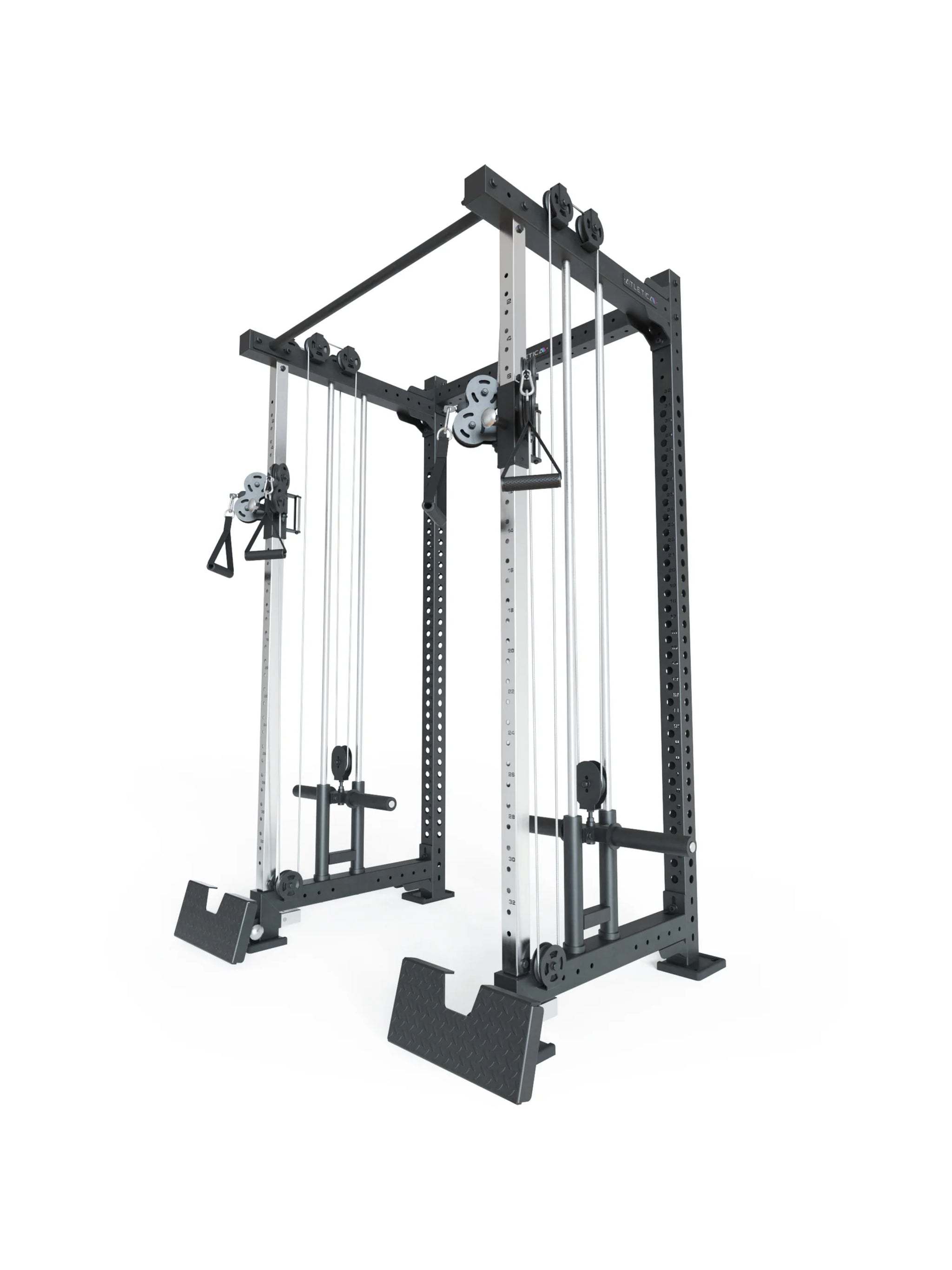 ATLETICA R8-Nitro Dual Cable Pulley Station | Stand-Alone & Pull-Up Bar