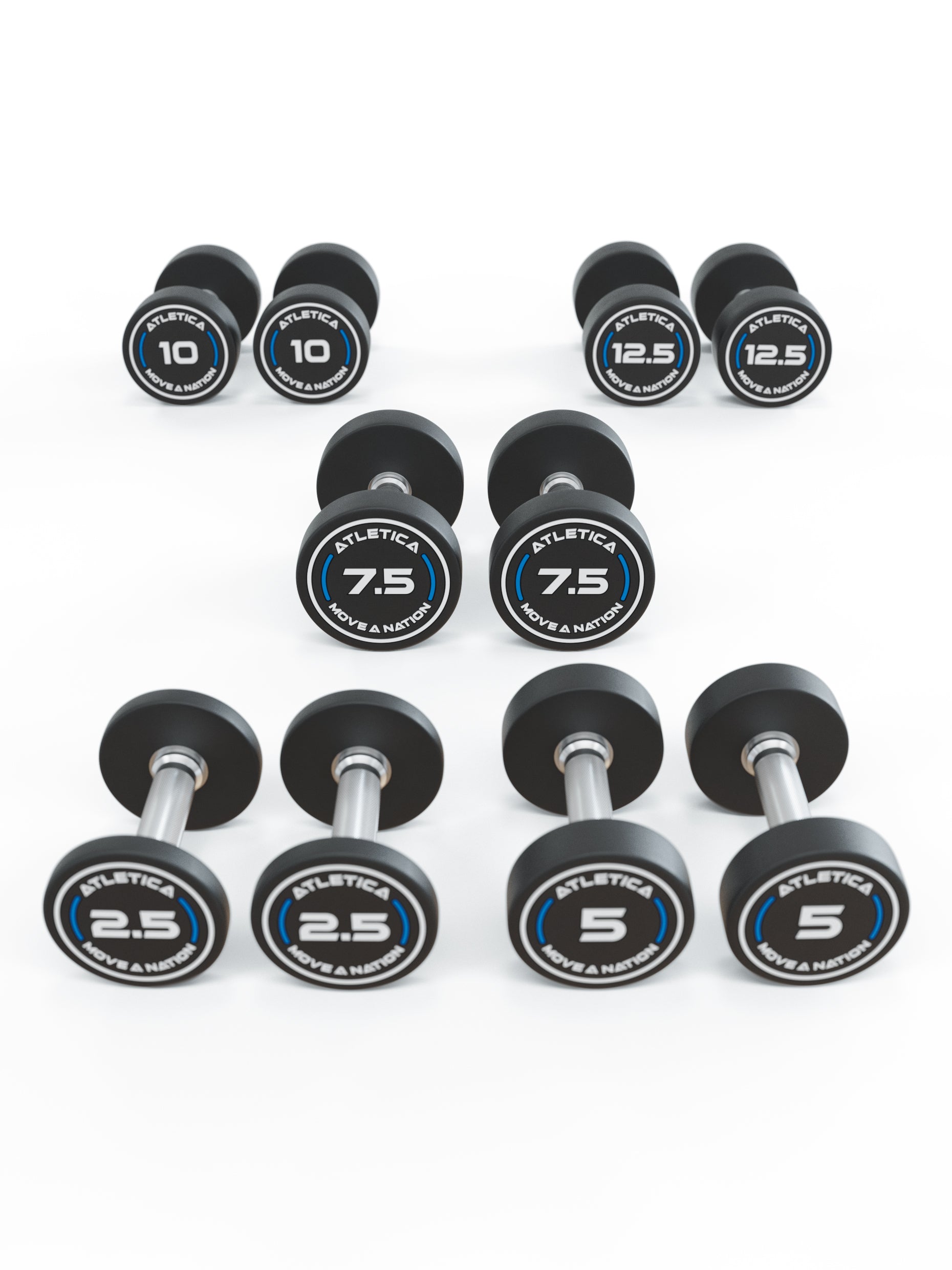 ATLETICA RND PRO Set 1 | 2.5–12.5 kg Rundhantel-Paare