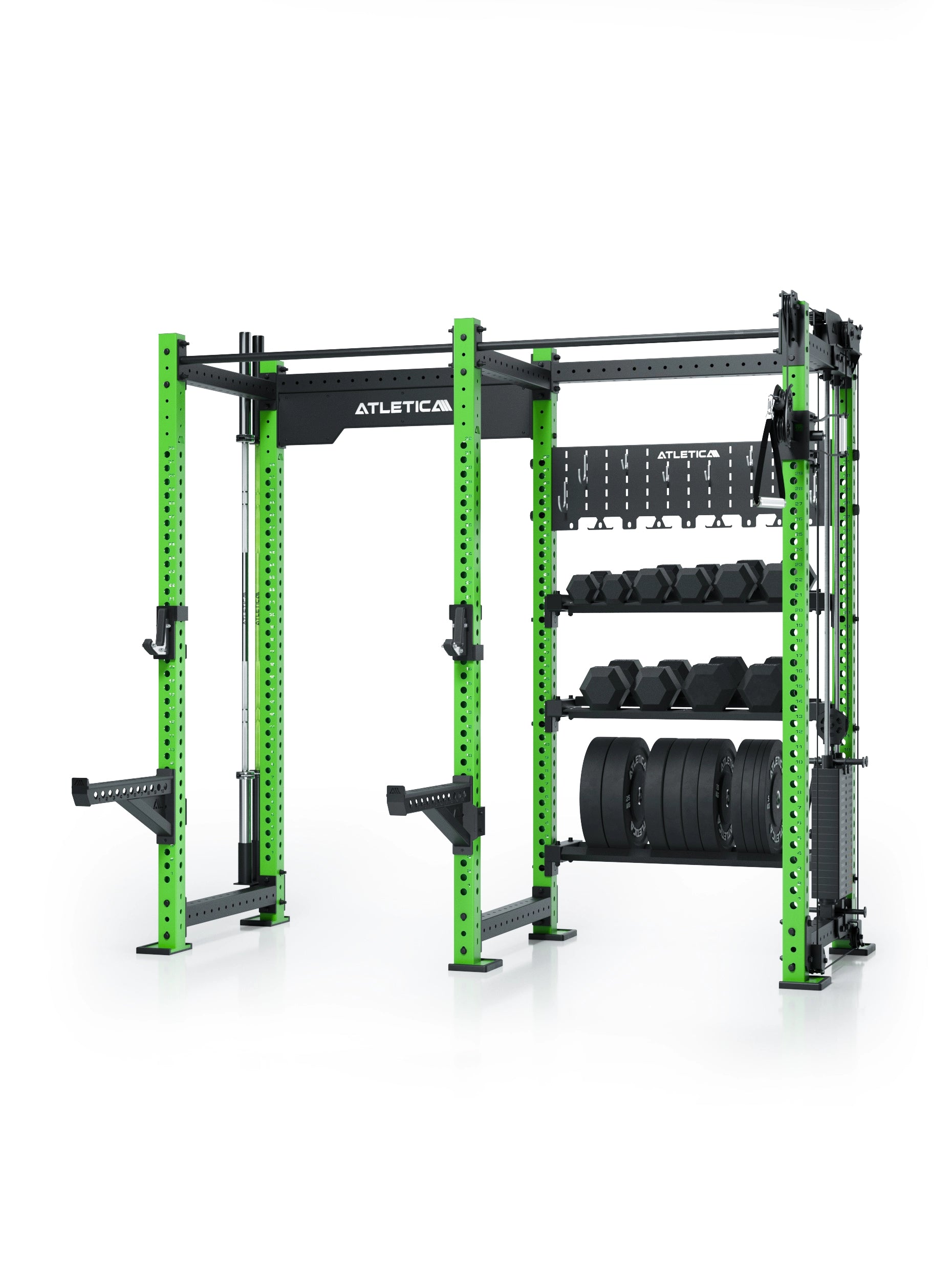 ATLETICA R8 Falcon R | Power Rack with Cable Pulley & 95kg Weight Stack