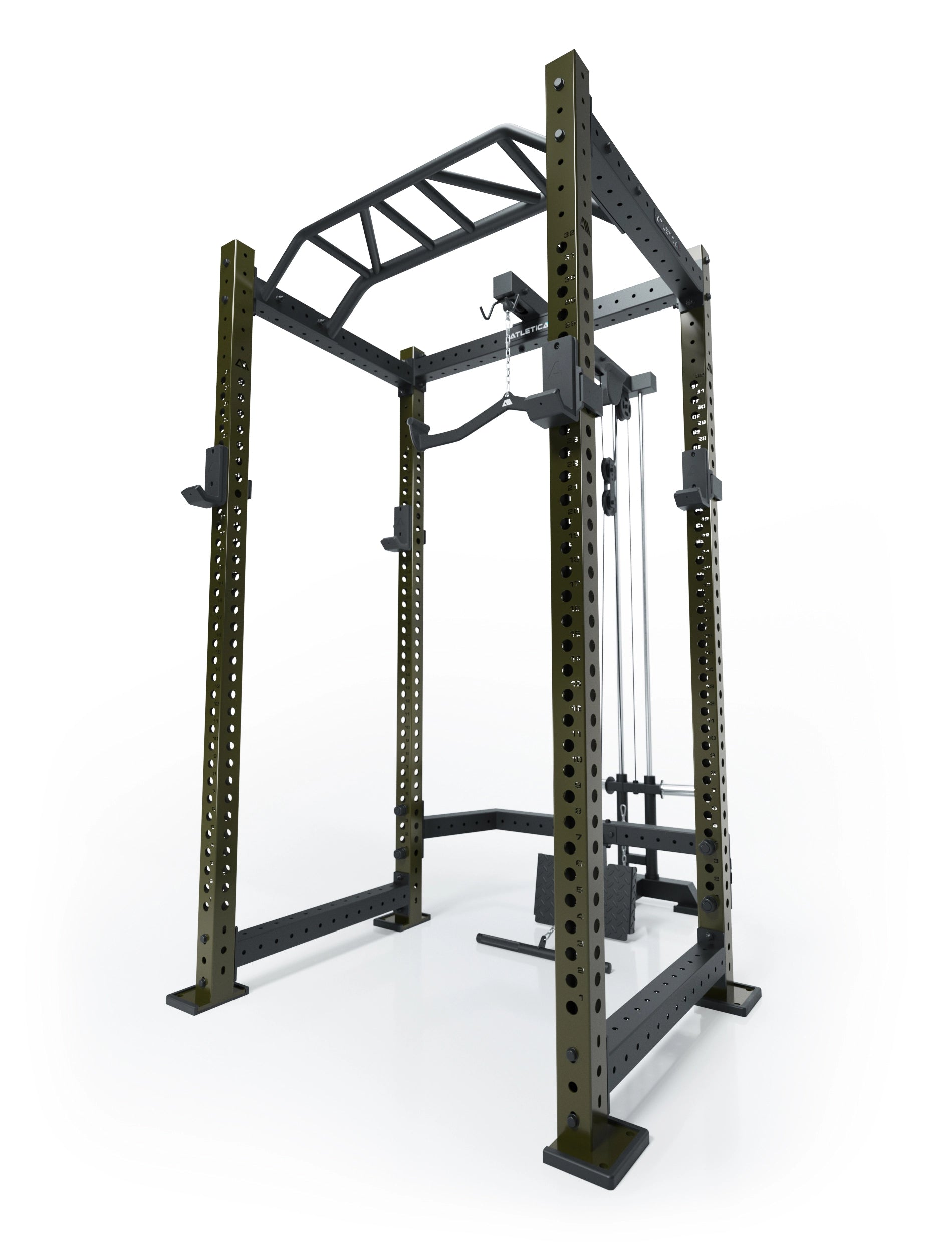 ATLETICA R8 BlackHawk Power Rack | Laddas med viktskivor