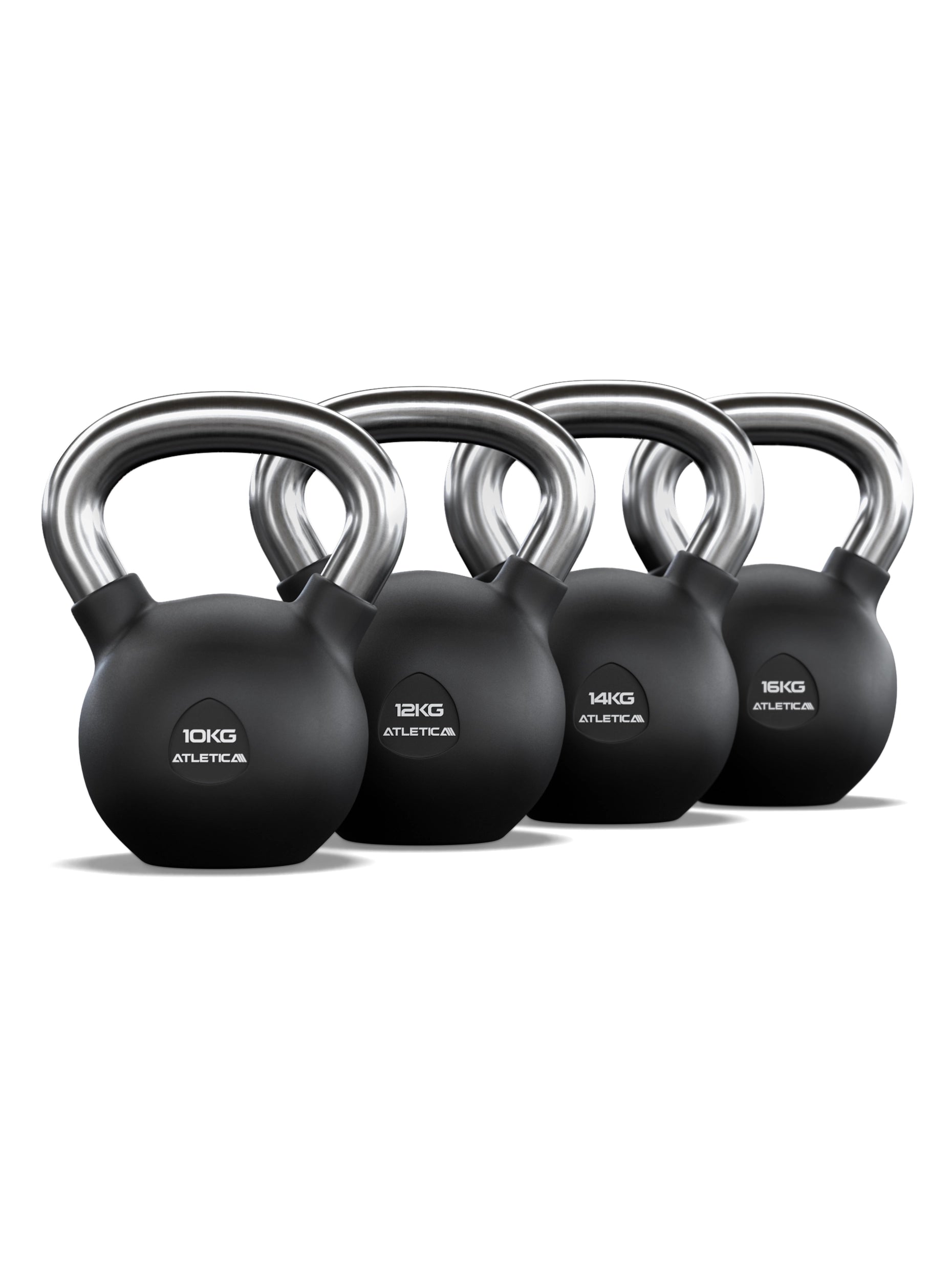 ATLETICA Rubber Kettlebell PRO | SET | Functional Training