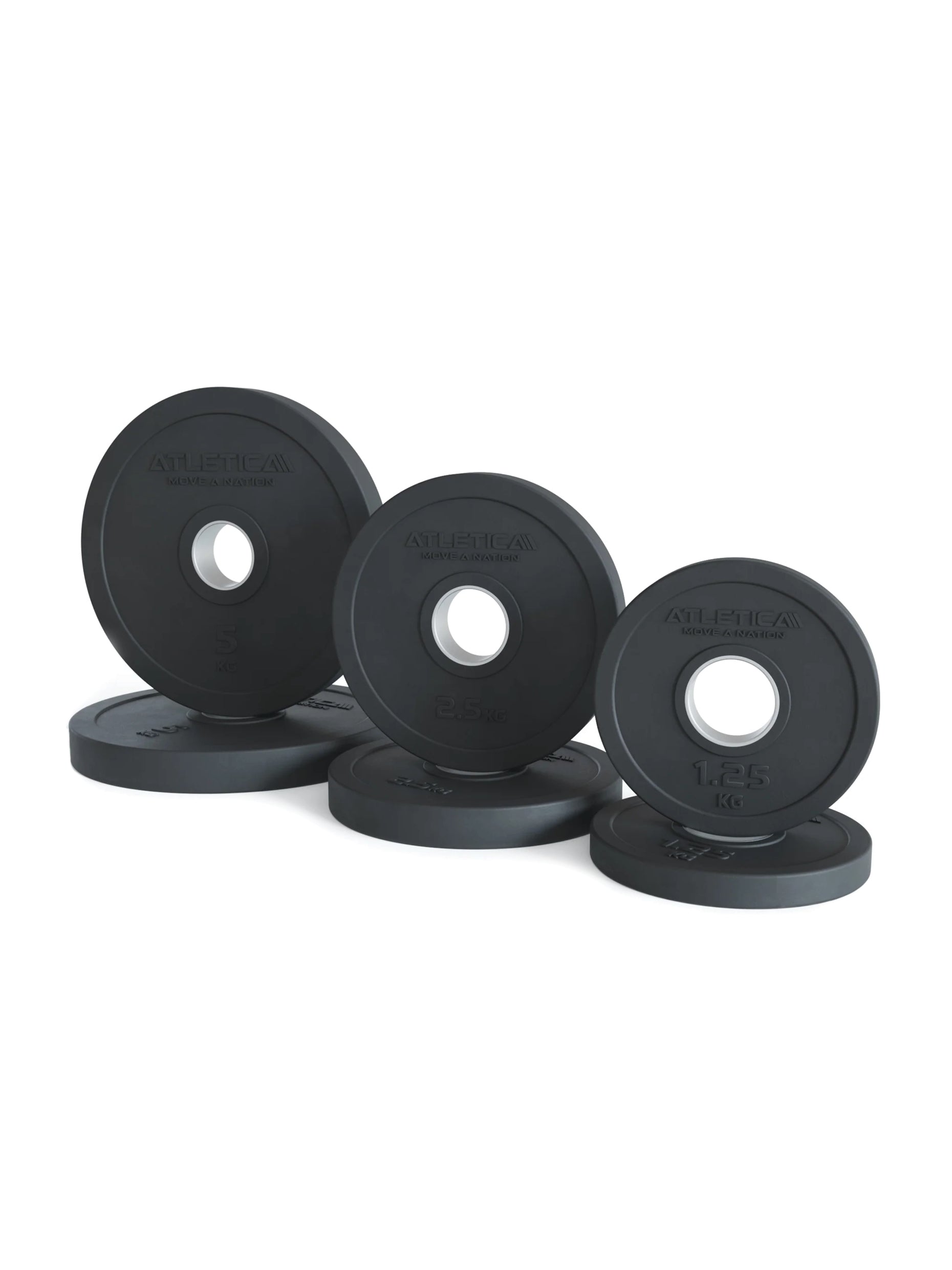 ATLETICA Rubber Plates | Small Weight Plates | 1.25kg