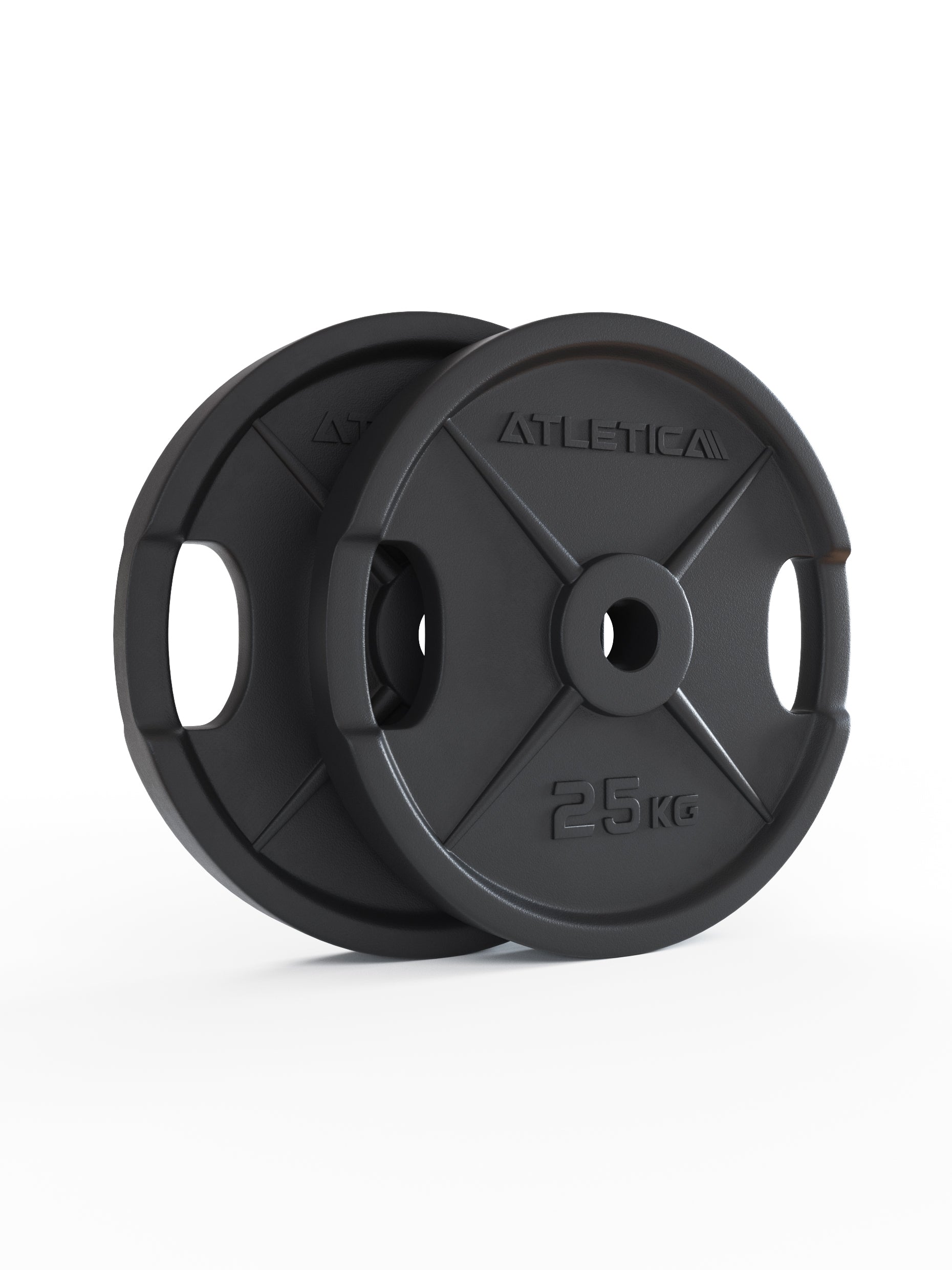 2H Iron Plates | Pair | 1.25kg to 25kg | Rust-Resistant Coating