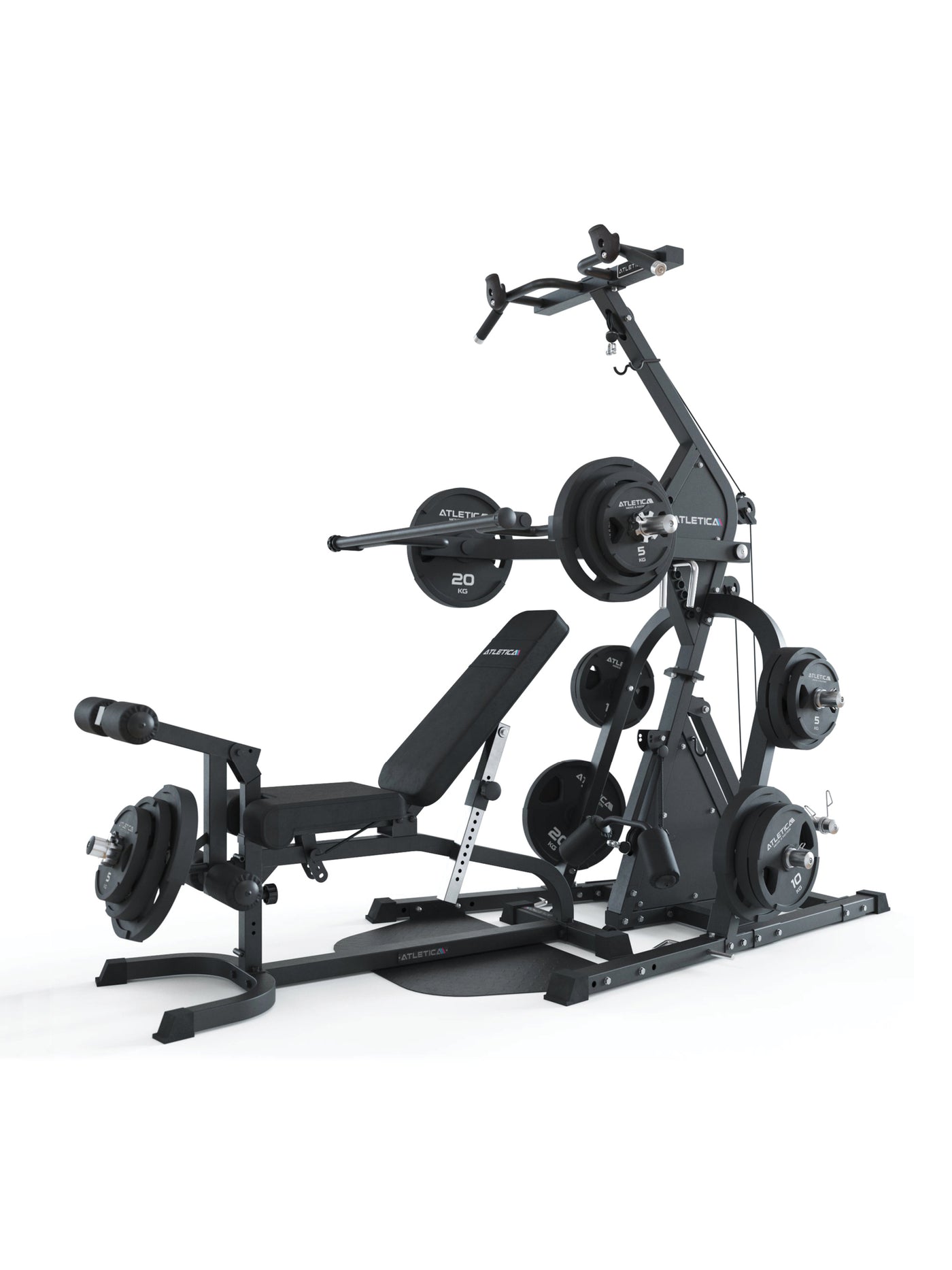 ATLETICA Triton Multigym Triplex Station | Latzug & Jammer Arms