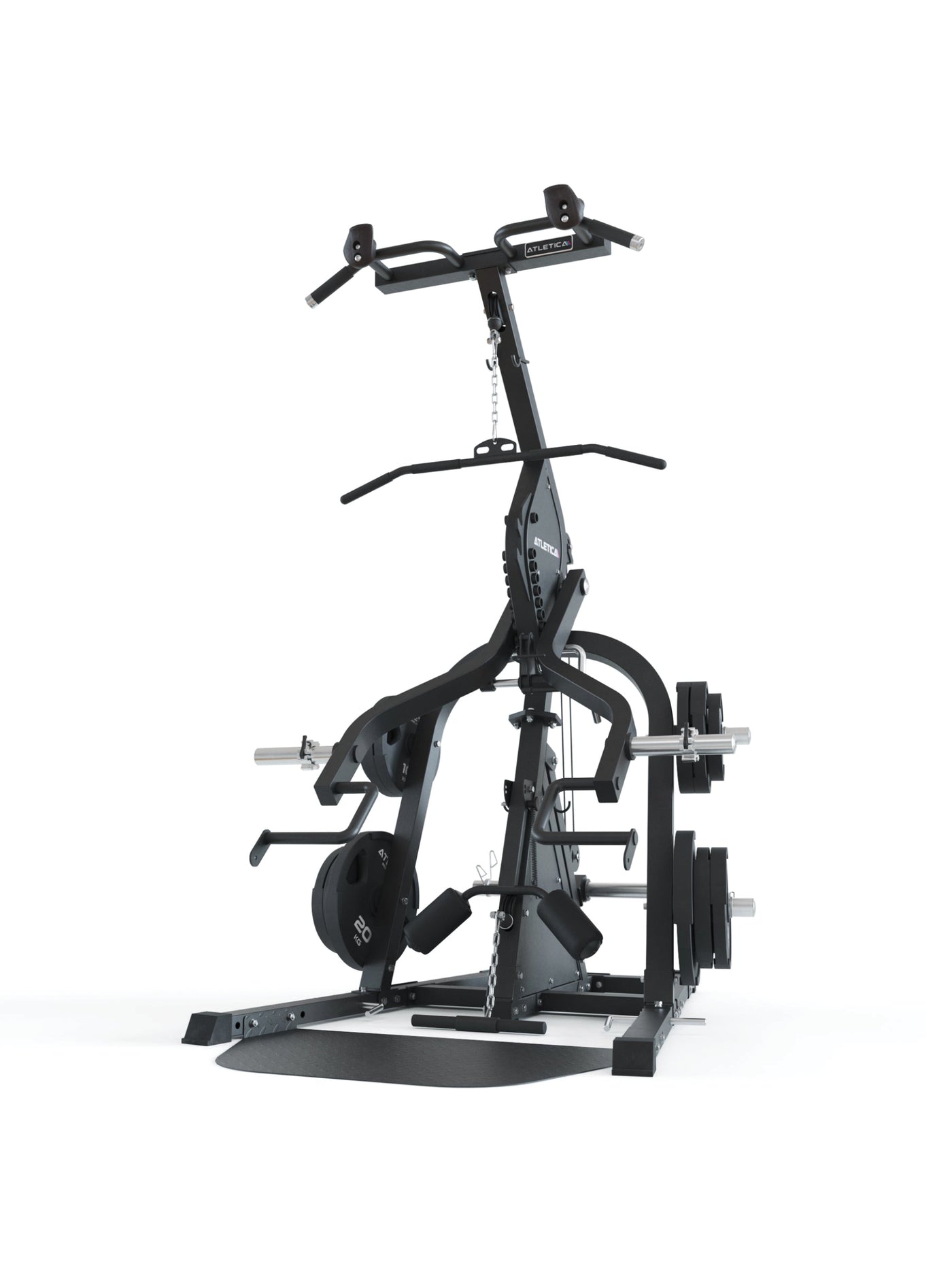 ATLETICA Triton Multigym Triplex Station | Latzug & Jammer Arms