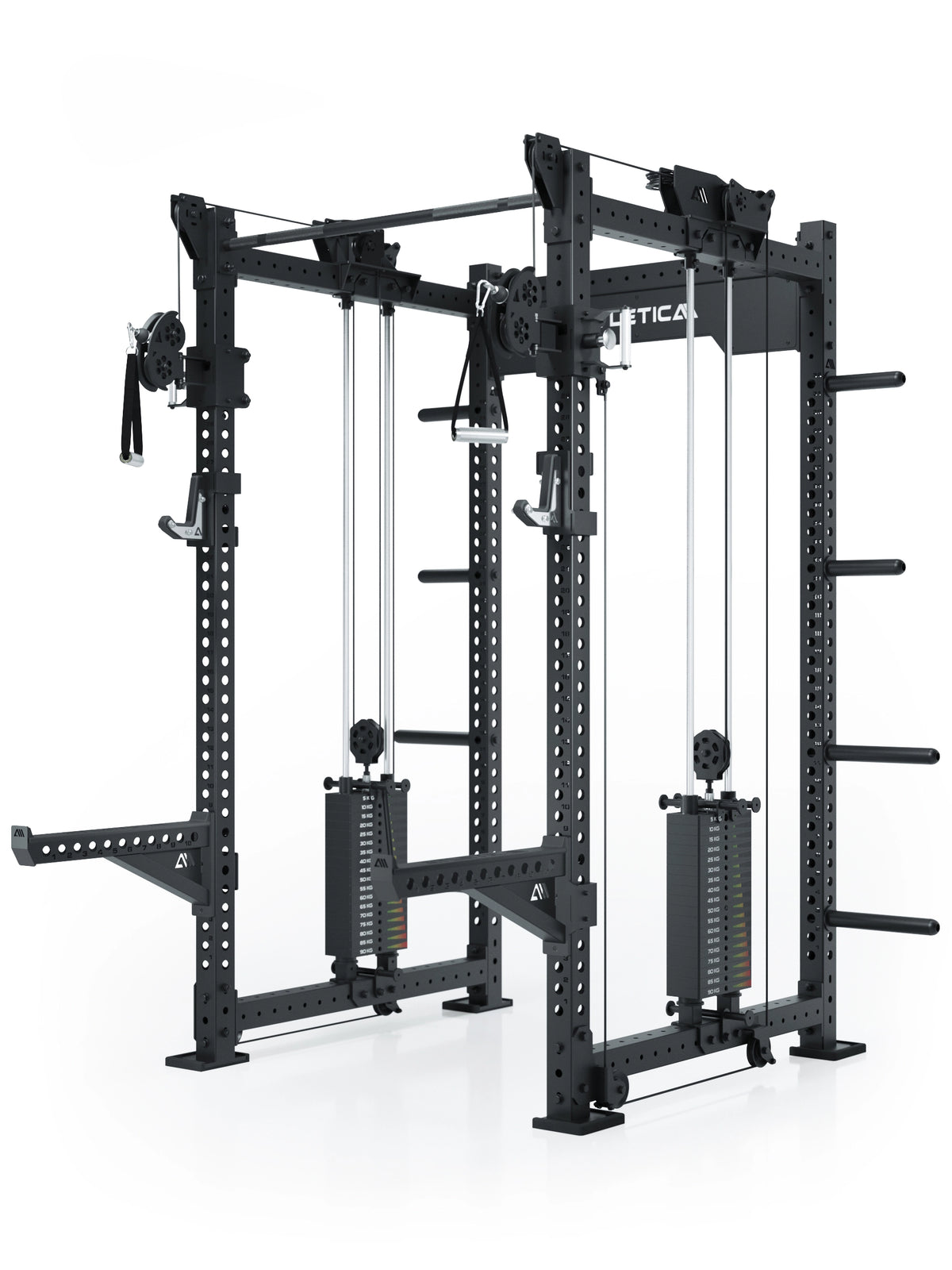 R8 Bradley Lang | 2x95kg Weight Stack | Schwarz