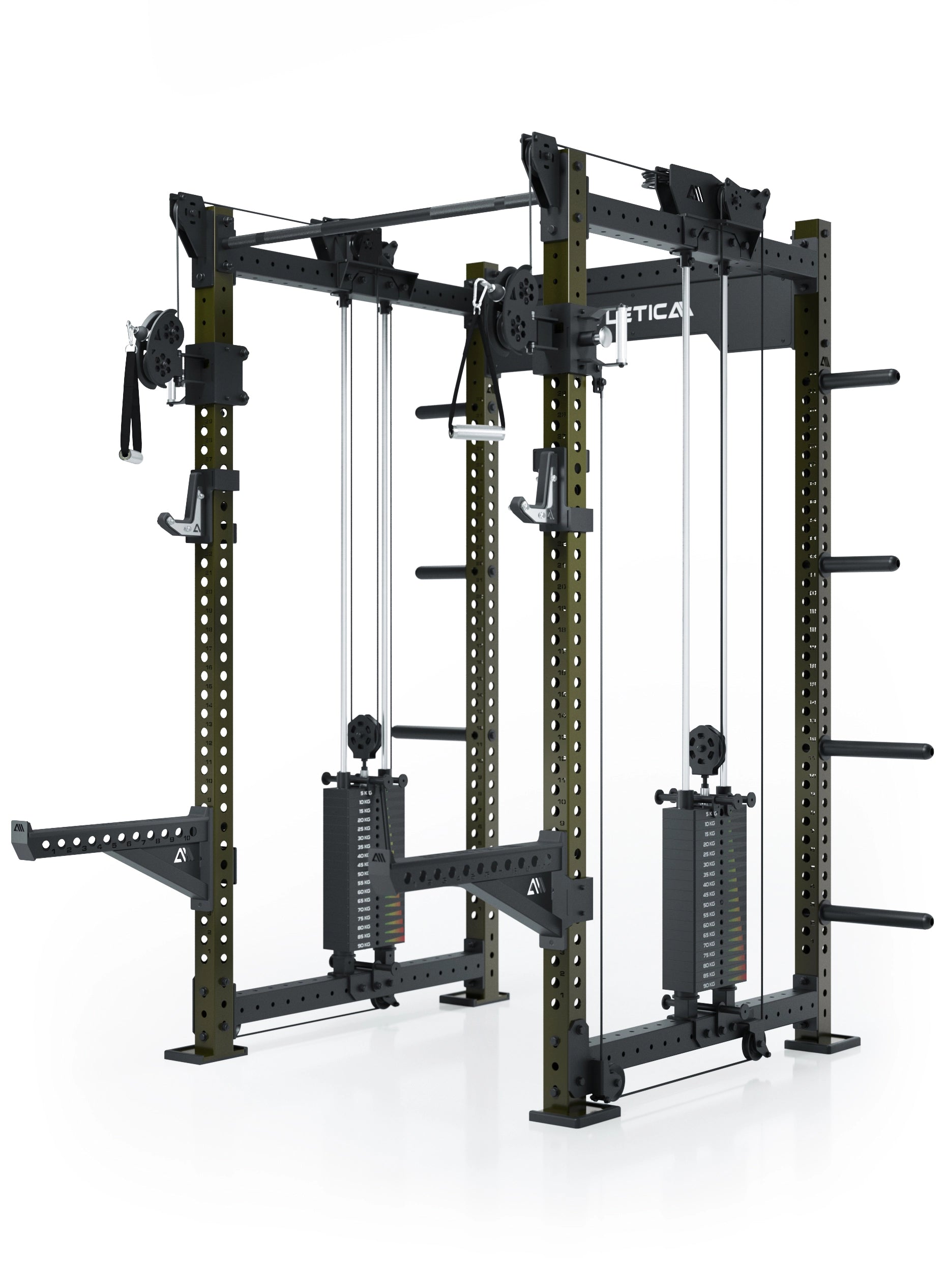 R8 Bradley Long | 2x95 kg Weight Stacks | Military Green
