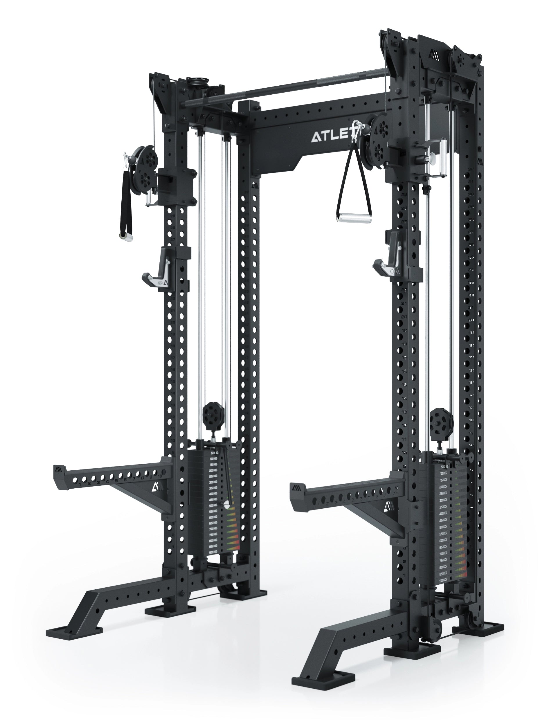 R8 Bradley Short | 2x95 kg Weight Stacks | Black