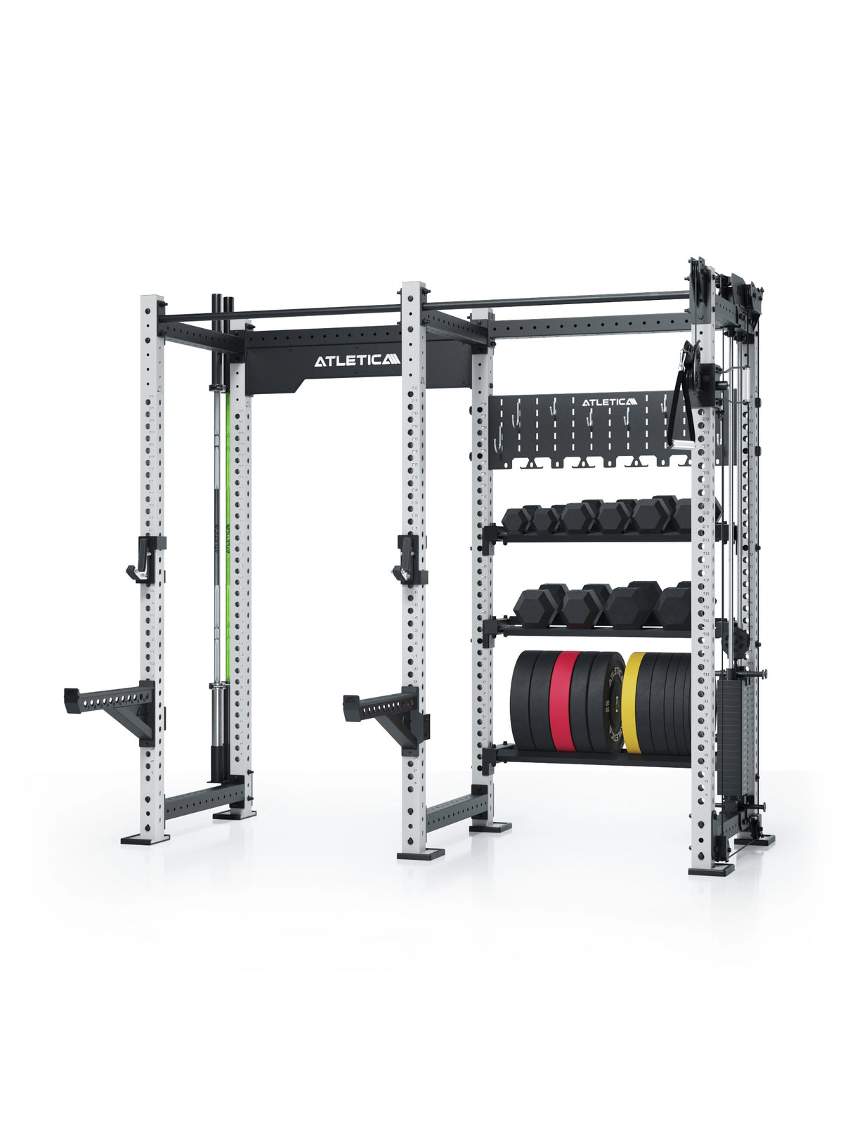 ATLETICA R8 Falcon R | Power Rack mit Kabelzug & 95kg Gewichtsblock