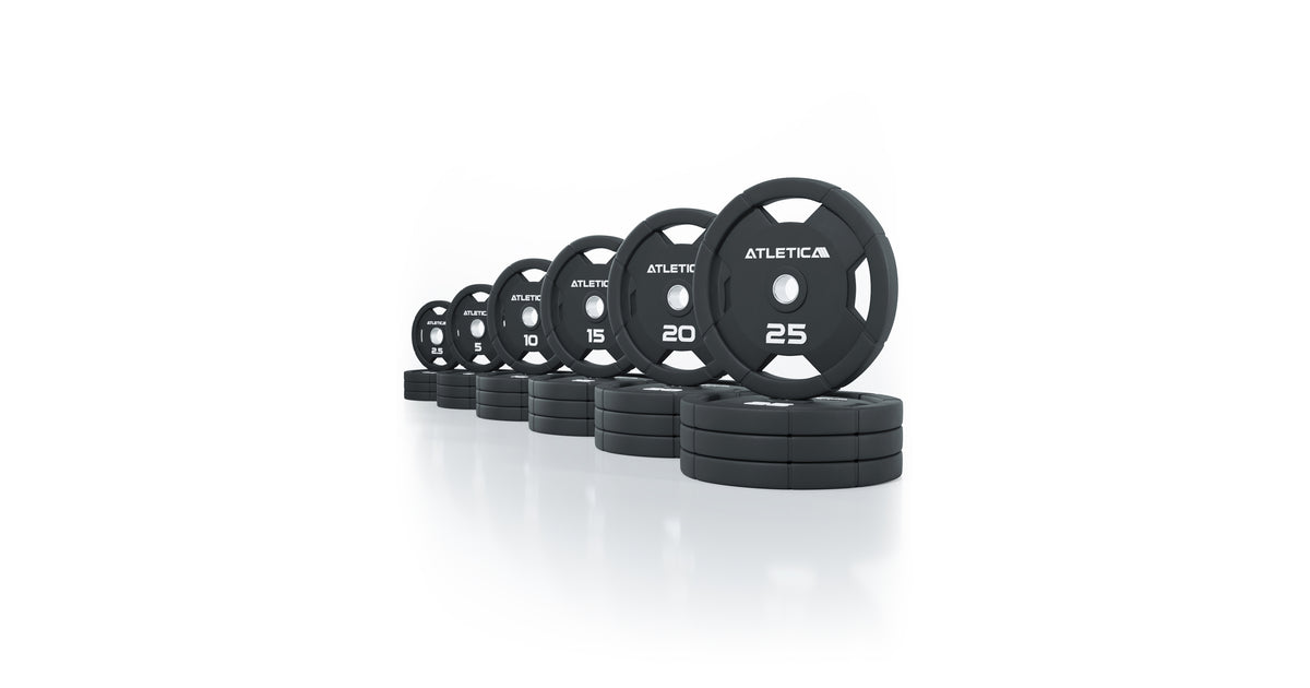 ATLETICA 4H Rubber Plates | 310kg set | Rubber cover