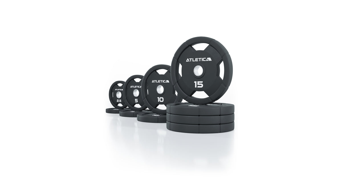 ATLETICA 4H Rubber Plates | 95kg set | Rubber cover